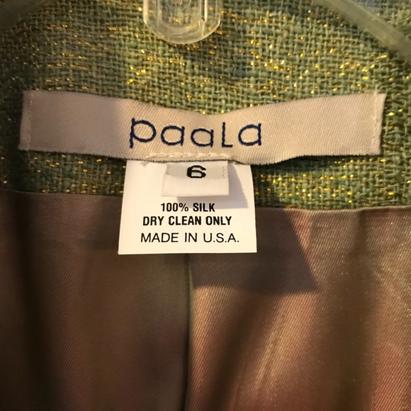 Paala | Jackets & Coats | Paala Vintage Inspired Silk Jacket | Poshmark